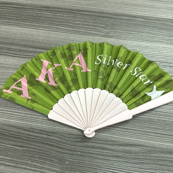 Aka | Accessories | Aka Hand Fan Greek Sorority Paraphernalia Folding ...